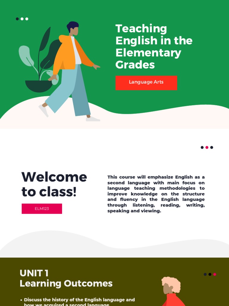Teaching English in The Elementary Grades | PDF