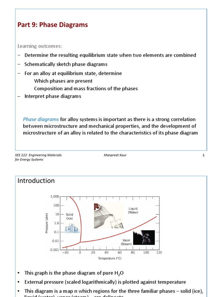 Part 9 - Phase Diagrams | PDF | Phase (Matter) | Phase Diagram