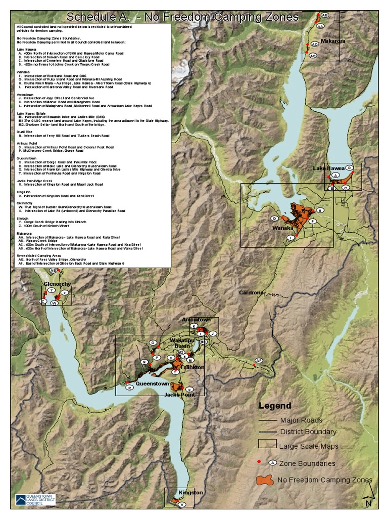 Freedom Camping Maps All | PDF