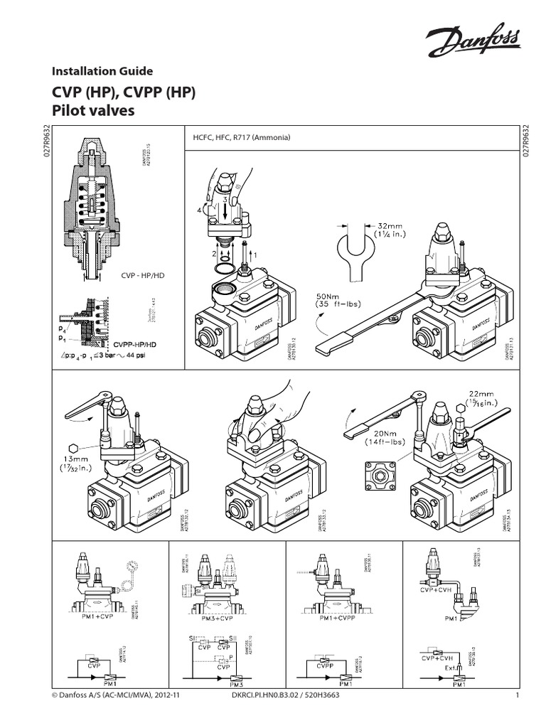 CVP (HP), CVPP (HP) Pilot Valves: Installation Guide | PDF