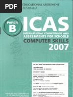 Maths ICAS 2018 Paper A PDF | PDF