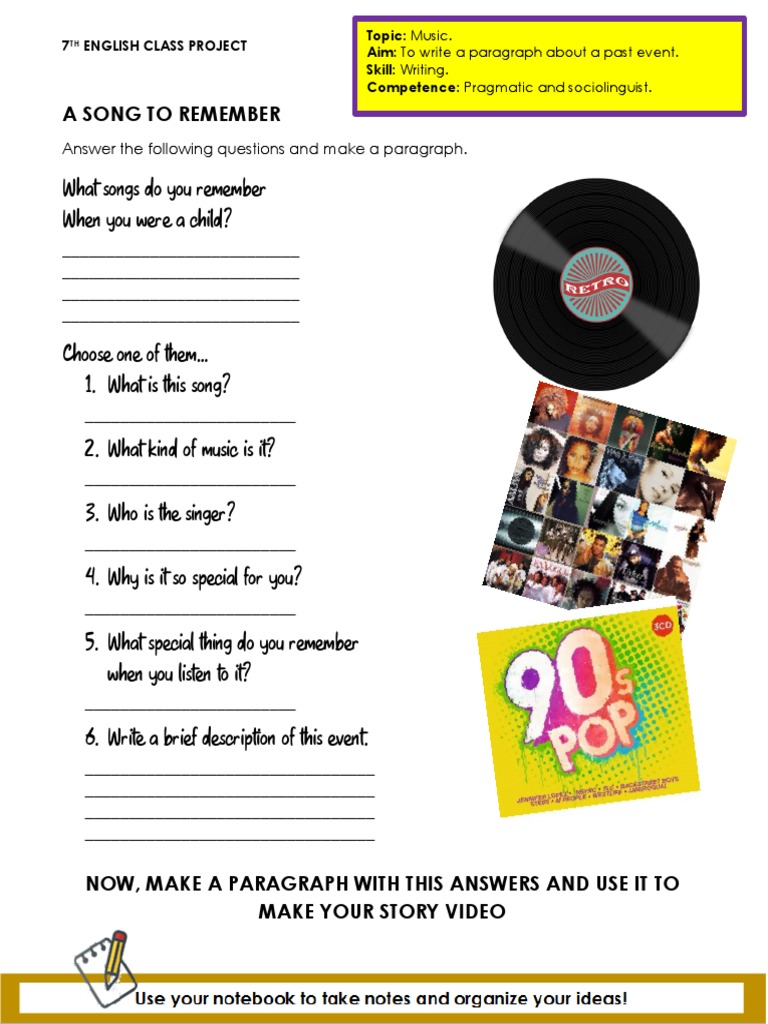 English Class Project I Term Ii Per Music | PDF