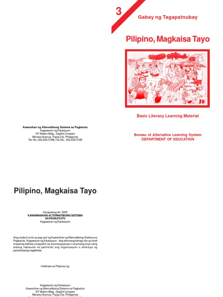 Pilipino, Magkaisa Tayo PDF | PDF