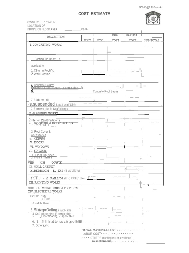 HDMF Form #1, #2 | PDF | Wall | Environmental Design