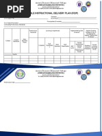 Flexible Instructional Delivery Plan (Fidp) | PDF | Educational ...