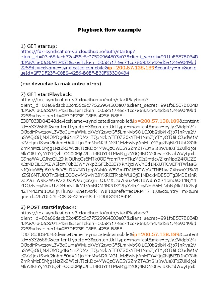 Playback Flow Example | PDF | Business