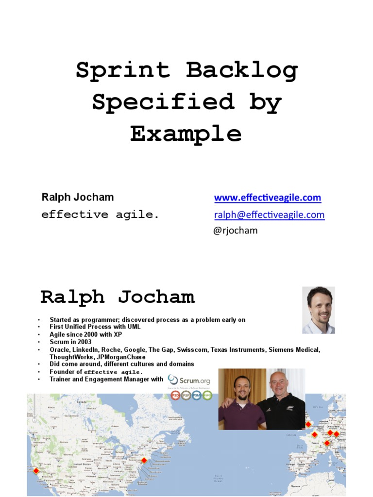 Sprint Backlog Specified by Example: Effective Agile | PDF | Scrum ...