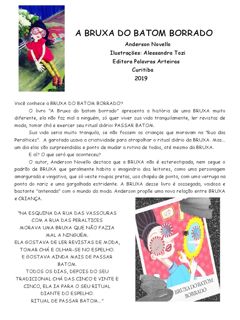A Bruxa Do Batom Borrado | PDF | Moda