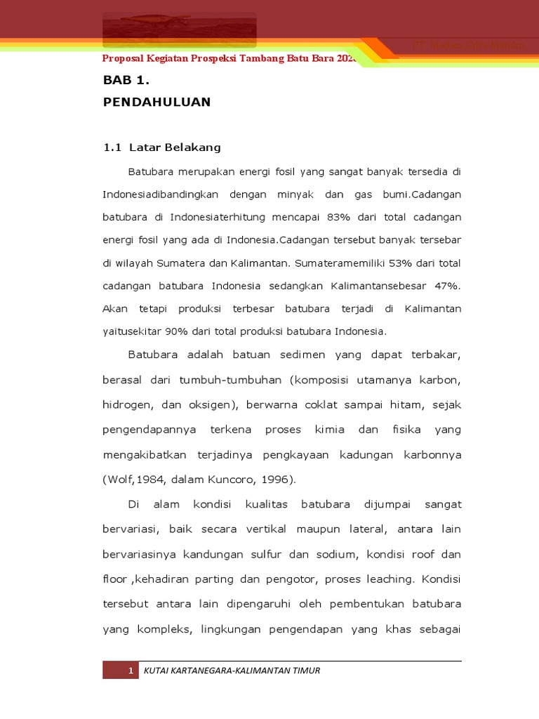 Proposal BB PT. MCM-Fix | PDF