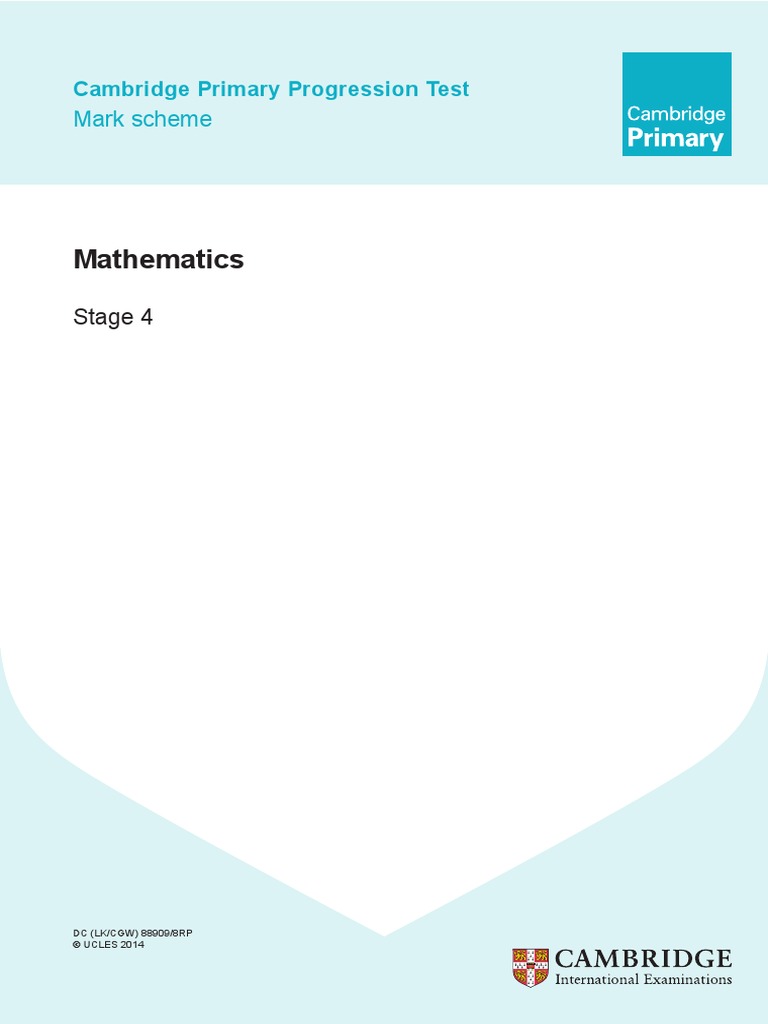 Mathematics: Mark Scheme | PDF | Numbers | Significant Figures