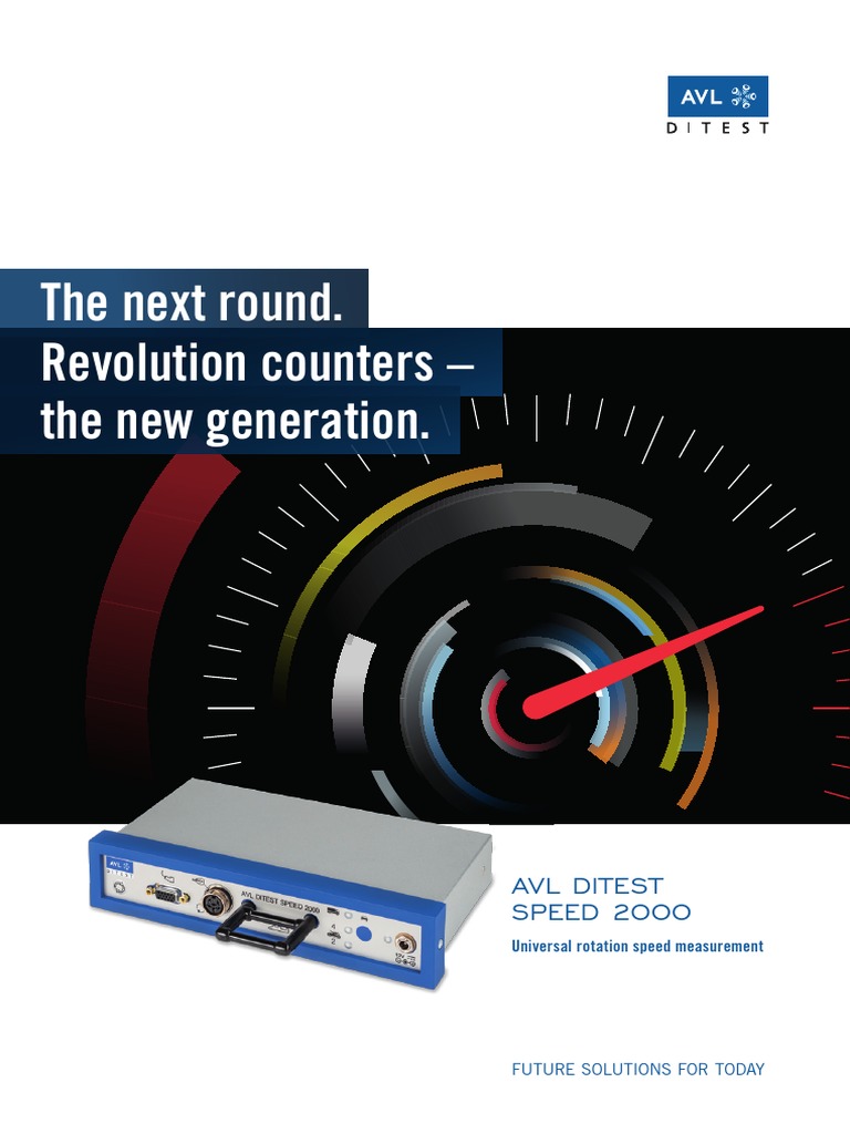 The Next Round. Revolution Counters - The New Generation.: Avl Ditest ...