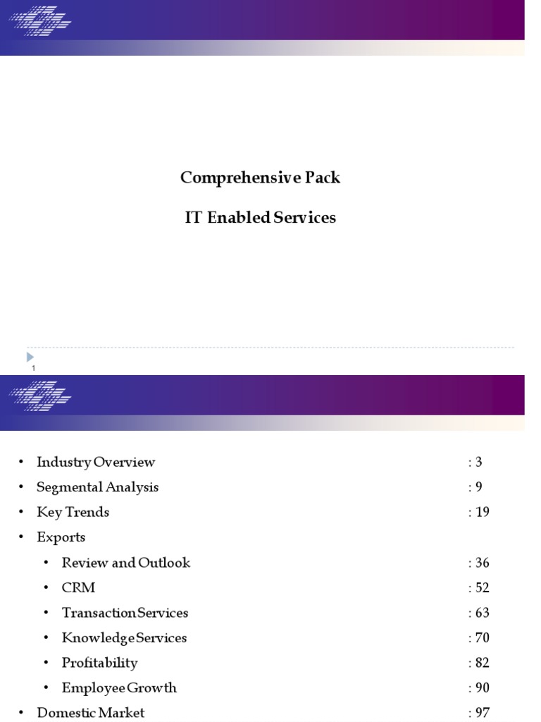 Comprehensive Pack - ITES PDF | PDF | Outsourcing | Analytics