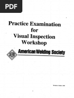 CWI Part B Practical Examination 0 | PDF | Welding | Construction
