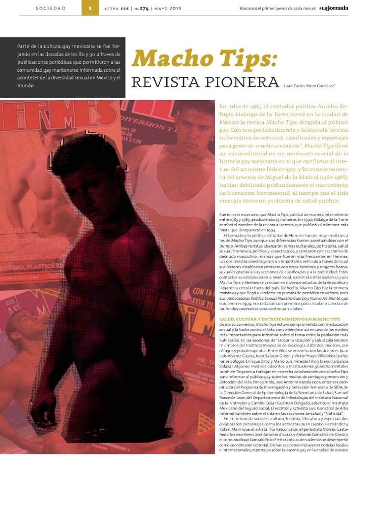 Juan Carlos Mezo González, Macho Tips, Revista Pionera, Letras S PDF | PDF