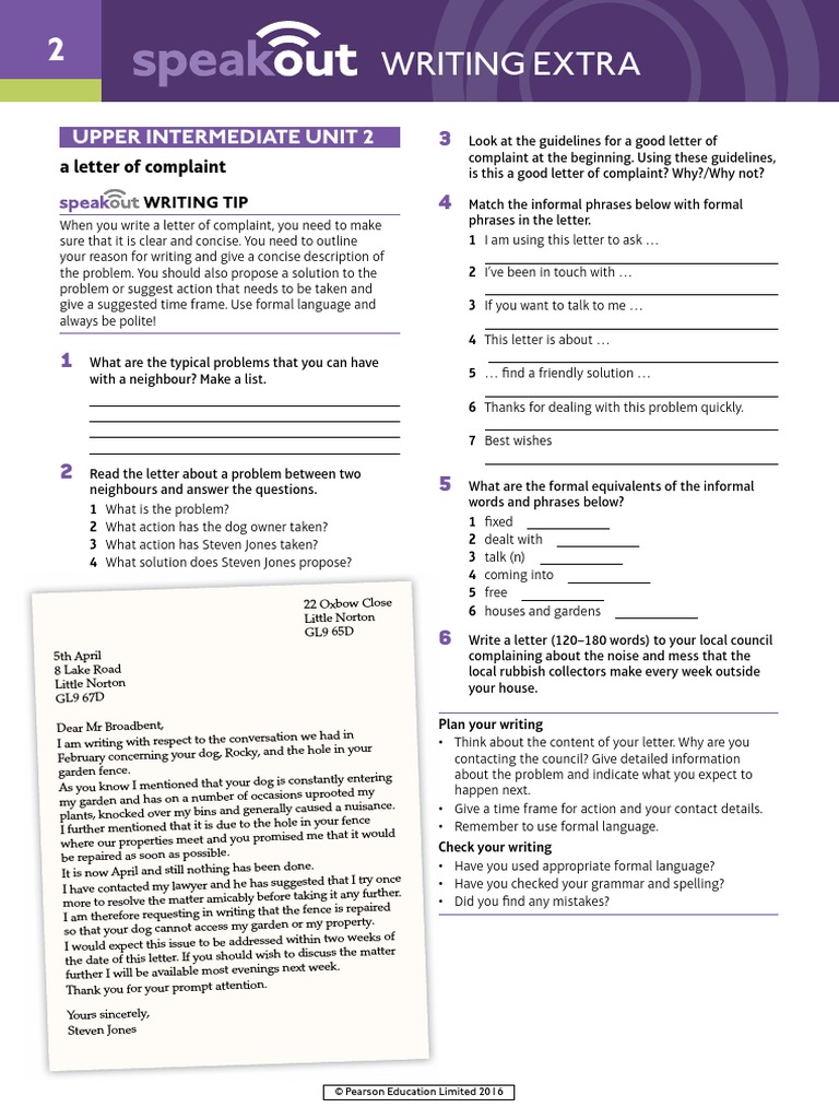 Writing - High Intermediate PDF | PDF