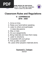 Classroom Officer Roles and Responsibilities | PDF
