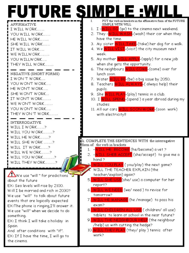 Predicting the Future: A Guide to Using Will and Won't for Making ...