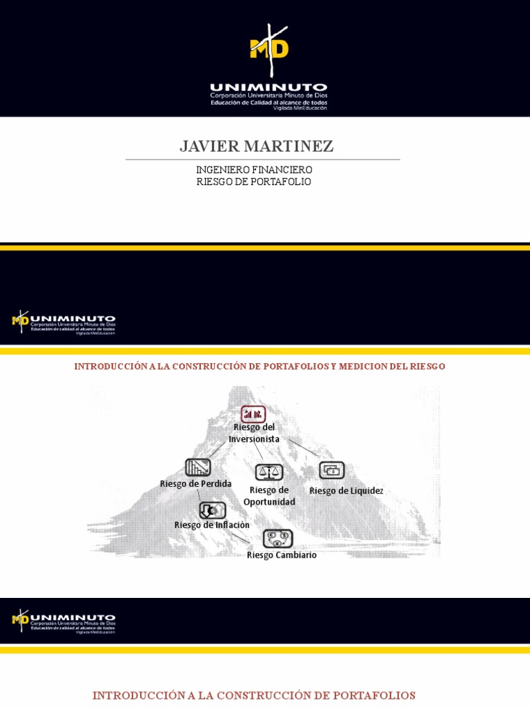 Modelo Markowitz | PDF | Correlación y dependencia | Desviación Estándar