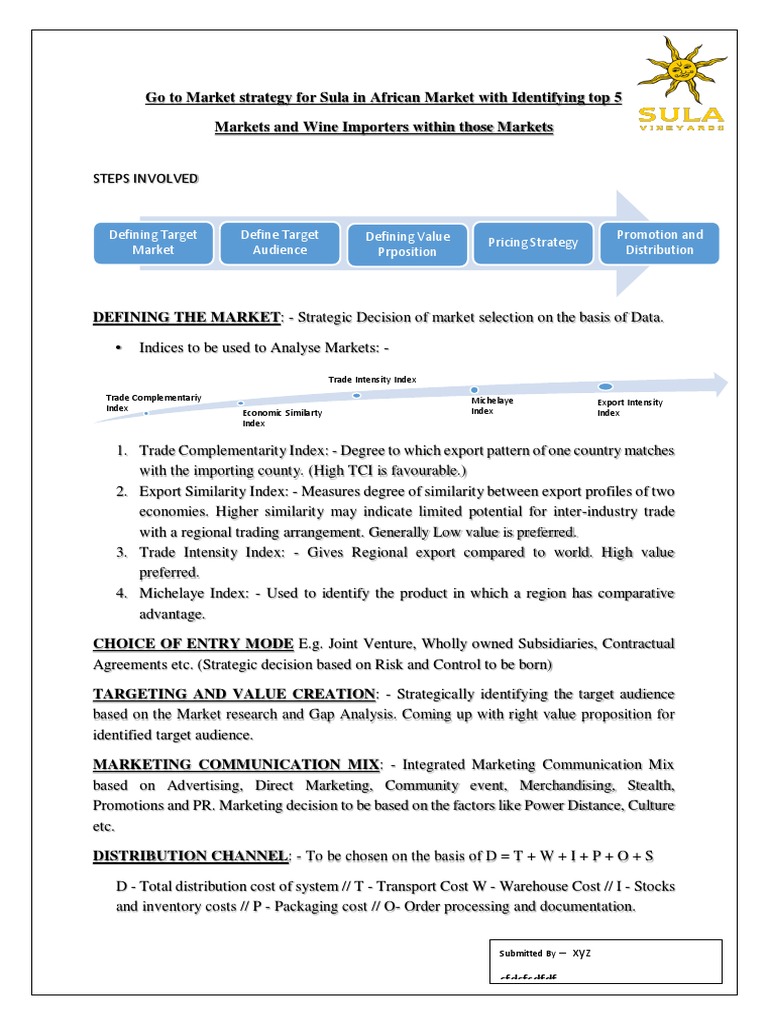 Market Entry - Case1 | PDF | Target Audience | Index (Economics)