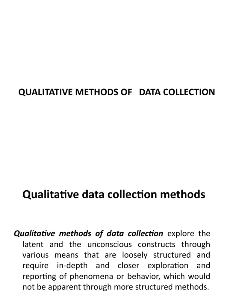 Qualitative Methods-Chapter-6 | PDF | Qualitative Research | Interview
