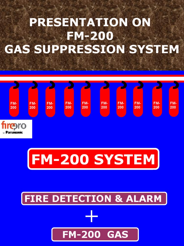 Presentation On FM-200 Gas Suppression System | PDF | Equipment ...