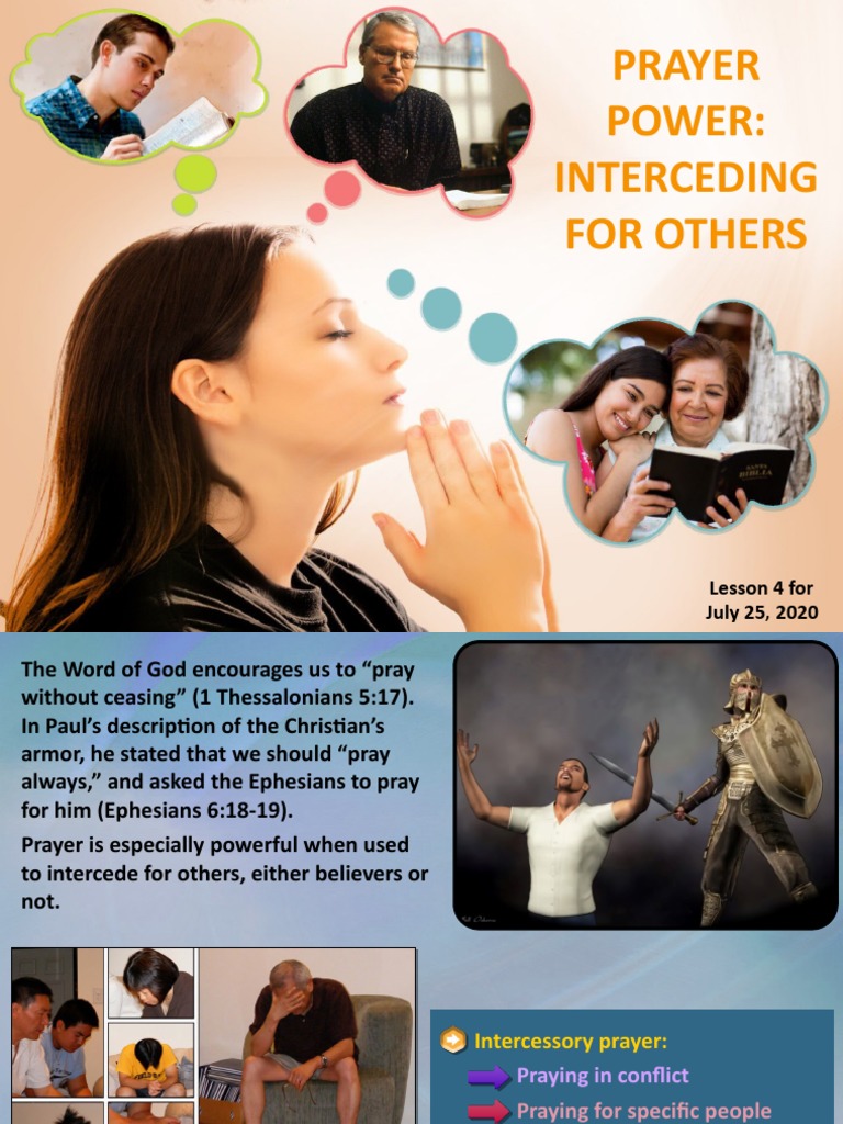 Prayer Power: Interceding For Others | PDF | Intercession | Prayer
