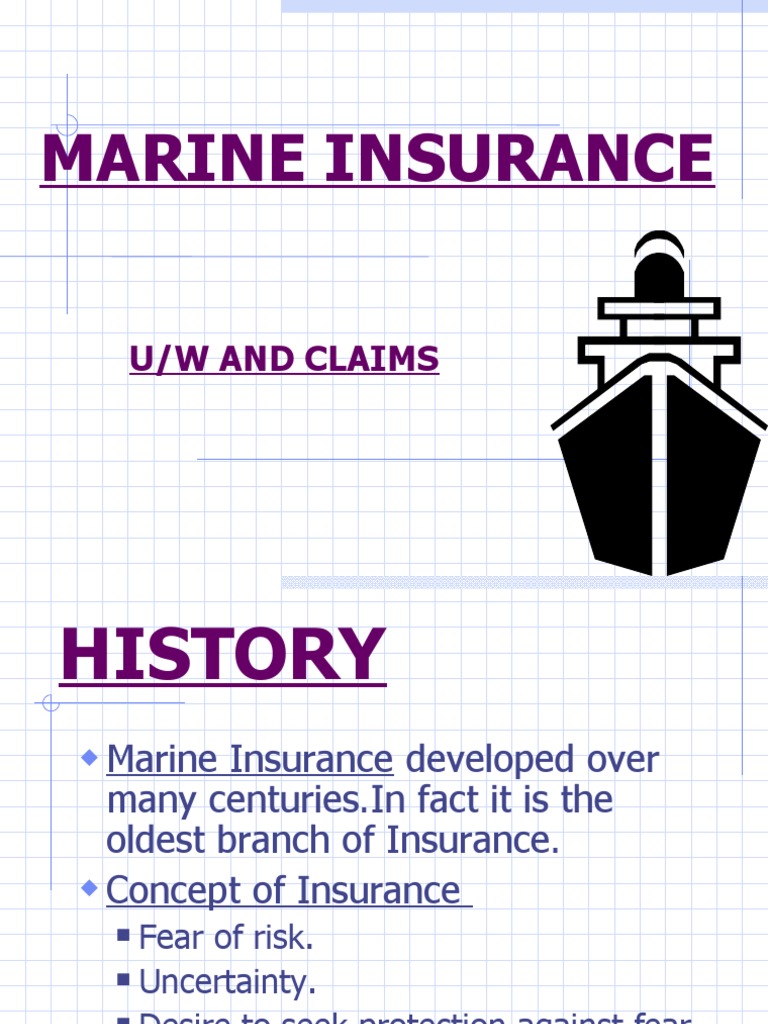 Marine | PDF | Underwriting | Insurance