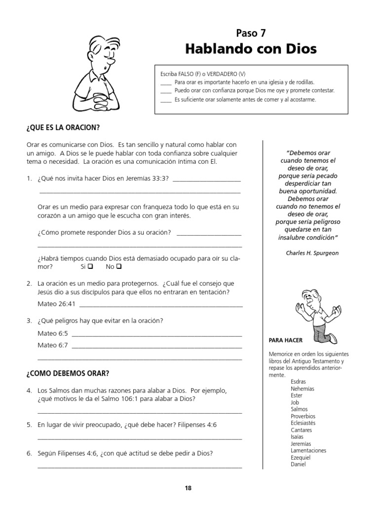 Cómo comunicarnos con Dios a través de la oración | PDF | Oración ...
