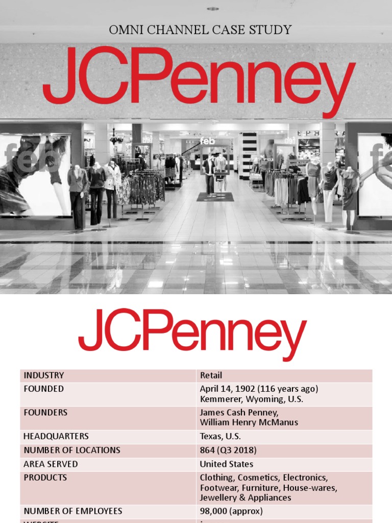 Omni Channel Case Study-JC-Penney | Download Free PDF | J. C. Penney ...