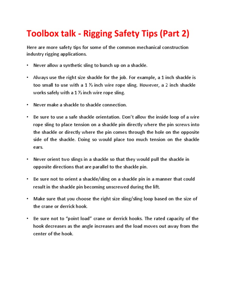 Rigging safety tips-2