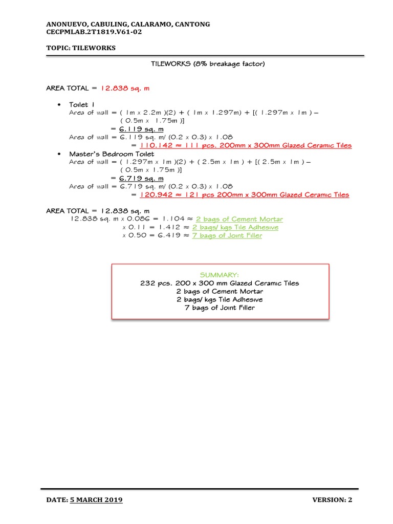 TILEWORKS Version 2 GRP 2 | PDF