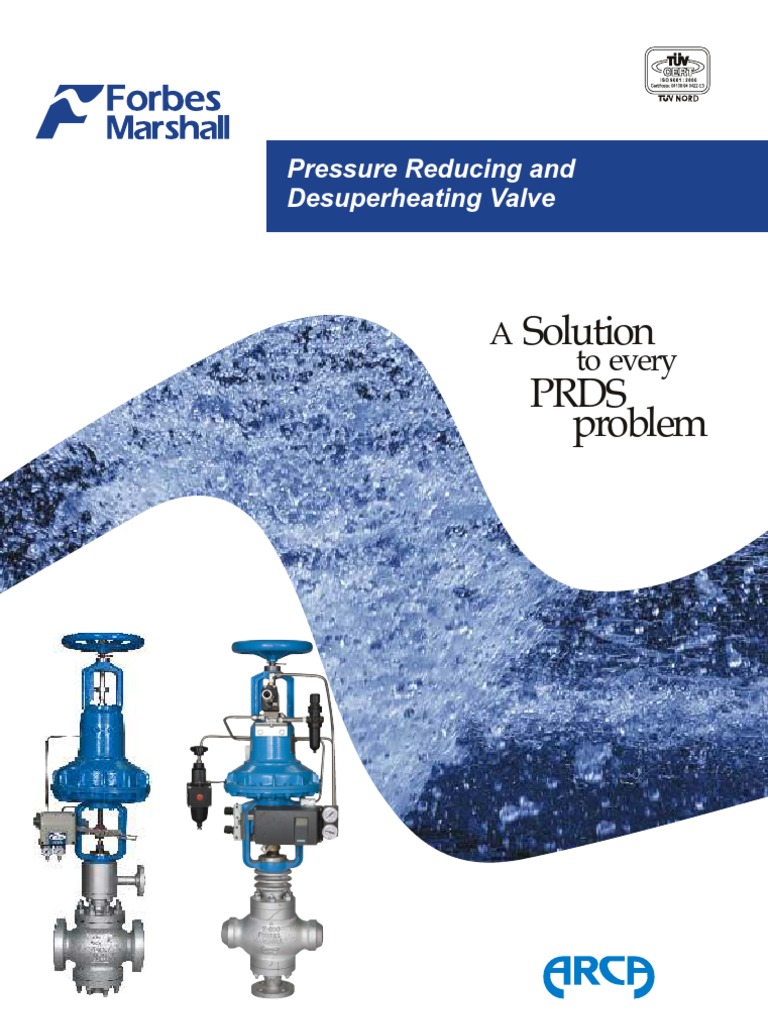 Pressure Reducing and Desuperheating Valve | PDF | Valve | Mechanical ...