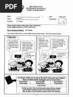 P3 Oral Skills Exam Practice | PDF | Vocabulary | Cognition