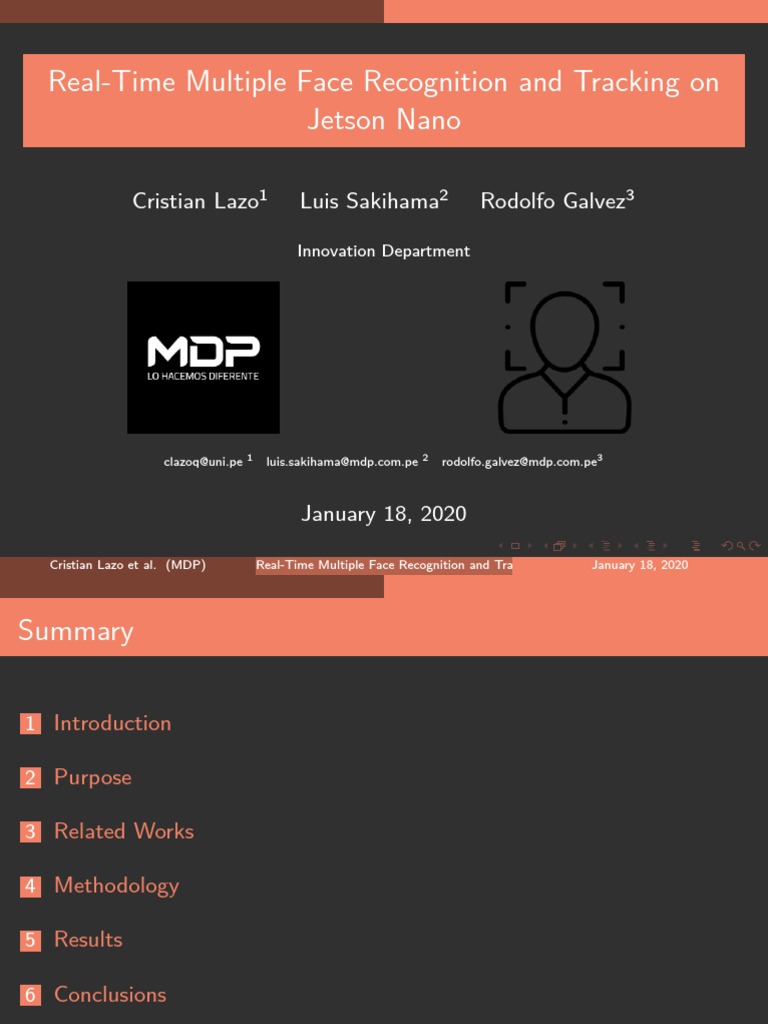 Real Time Multiple Face Recognition Pdf Real Time Computing Futurology