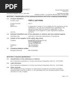 Safety Data Sheet Acetylene, Dissolved: SDS - MY - 000010021936 | PDF ...
