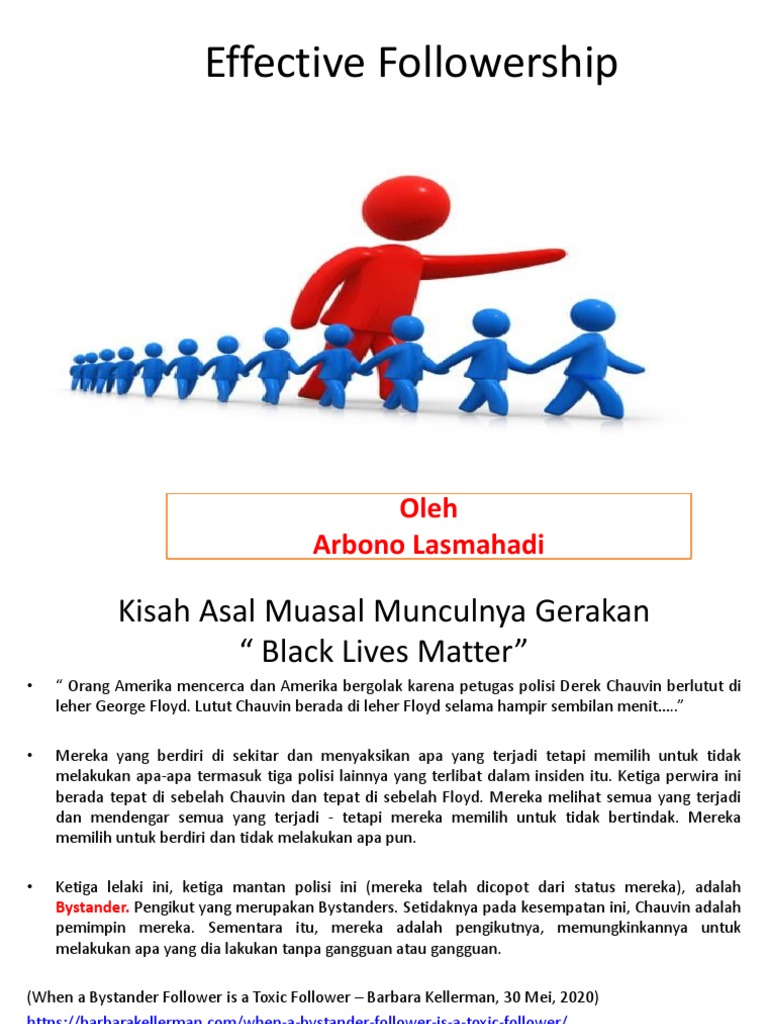 Effective Followership - Sharing Session HC4US | PDF