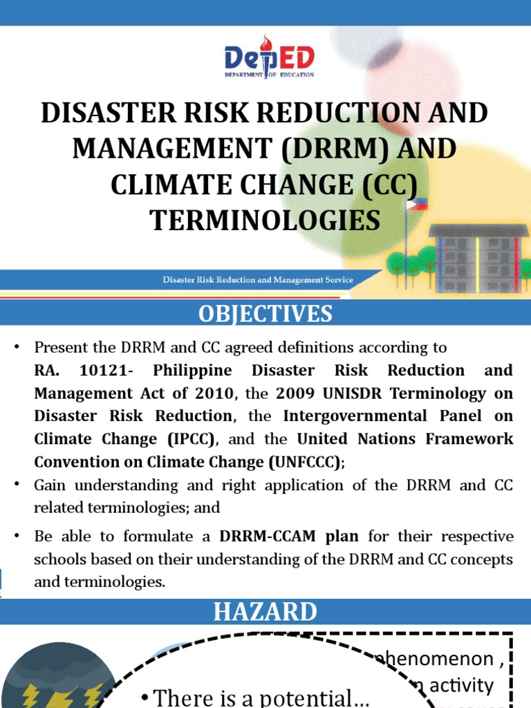 Presentation - DRRM CC Terminologies | PDF | Global Warming | Greenhouse Effect