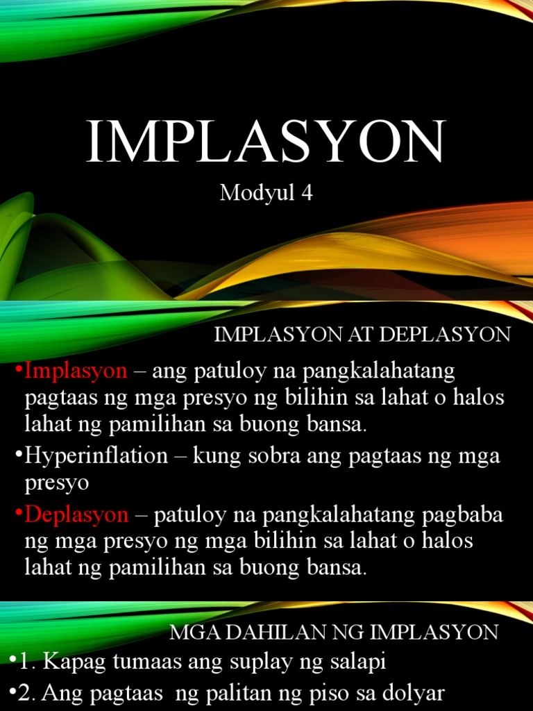 Implasyon | PDF