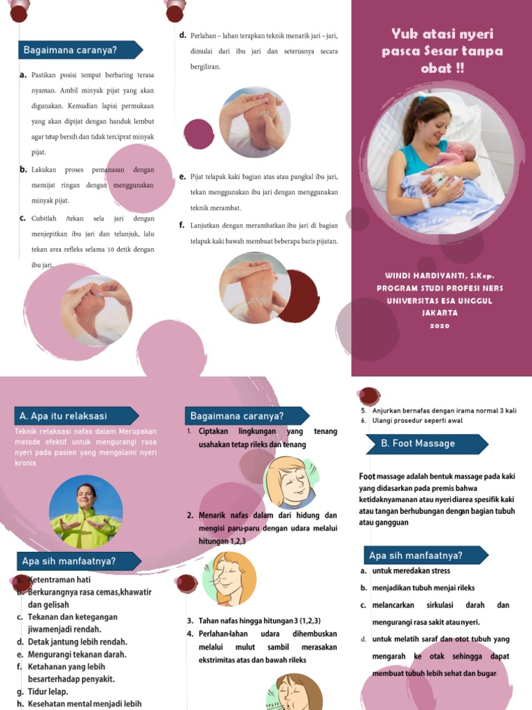 Leaflet Foot Massage | PDF