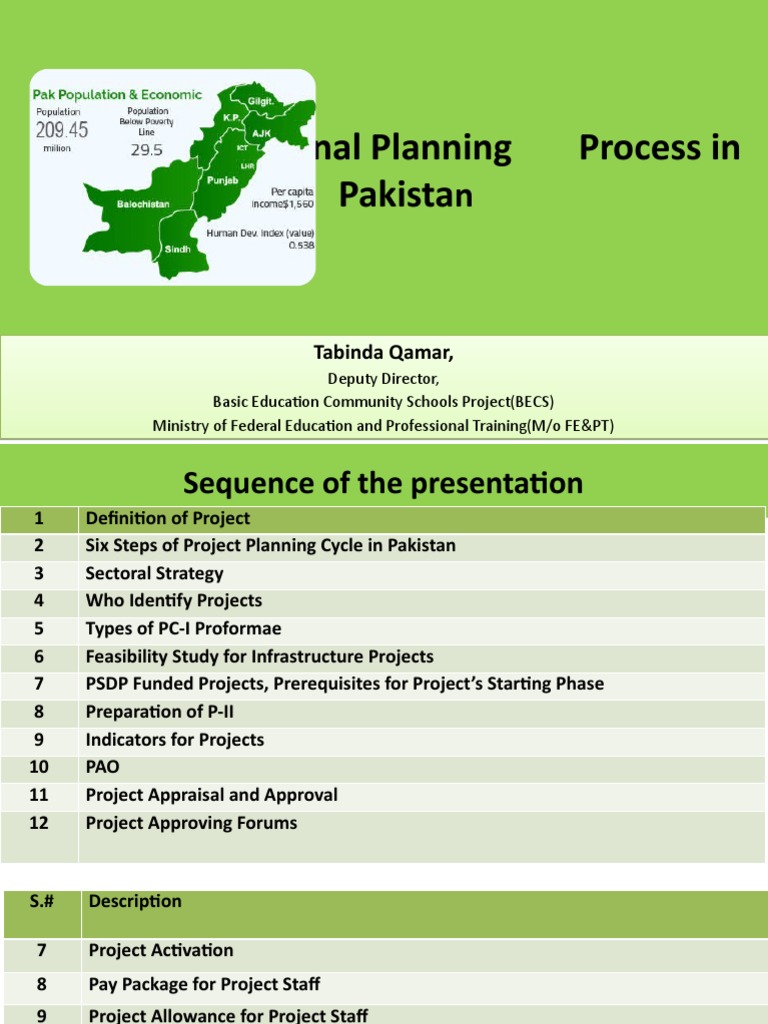 Educational Planning Process in Pakistan | PDF | Performance Appraisal ...