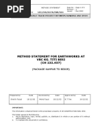 Method Statement For Construction of Sewerage Manhole MH8.5 Connecting ...