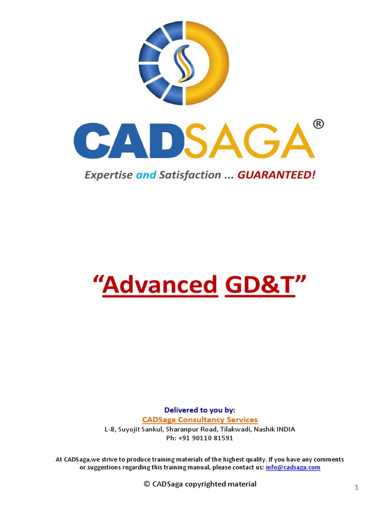GD&T Advanced Manual - 3 Day | PDF | Engineering Tolerance | Sphere