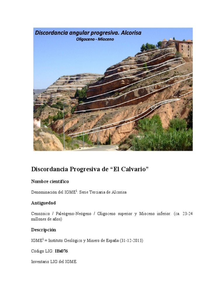 Discordancia Progresiva | PDF | Estrato | Geología