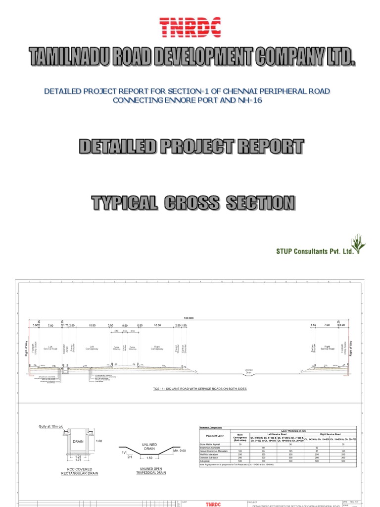 Section 1 - TCS Drawing | PDF | Asphalt | Infrastructure