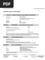MSDS Glass Cleaner | PDF | Water | Chemistry