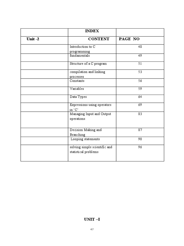 Unit 2 Pdf Integer Computer Science Data Type 1952