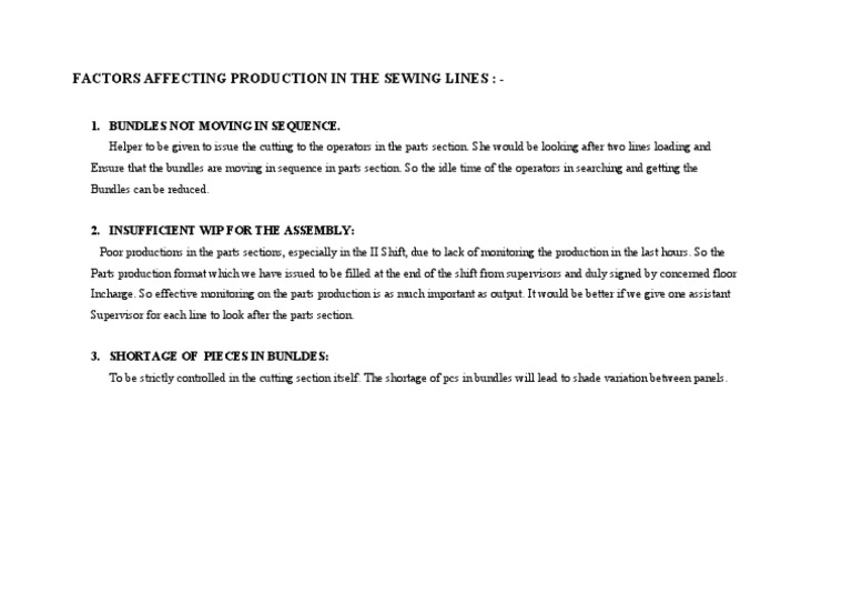 Factors Affecting Production | PDF