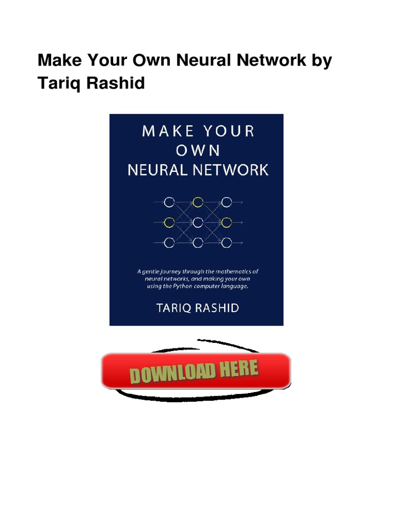 Make Your Own Neural Network by Tariq Ra PDF | PDF