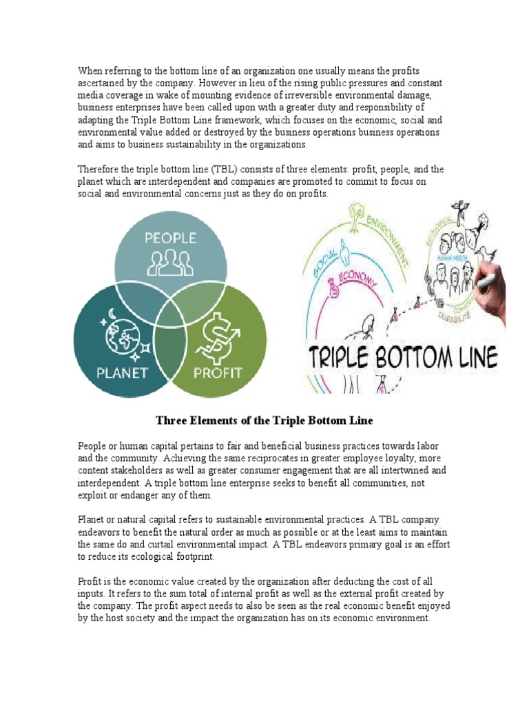 Triple Bottom Line | PDF | Sustainability | Policy