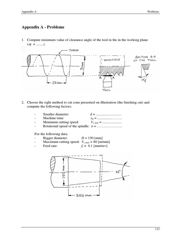 Solutions to Machining Problems: Tool Geometry, Speeds and Feeds ...